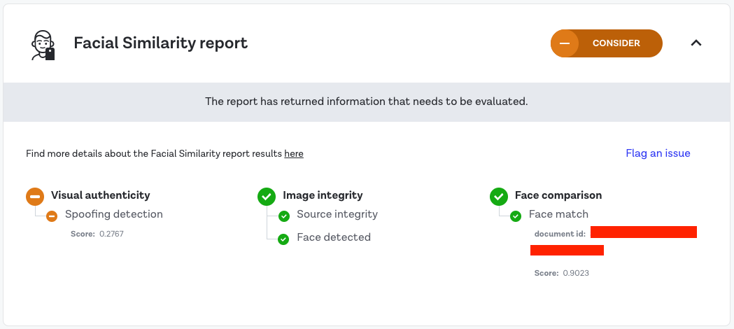 Facial Similarity Report - Spoofing Detection Explained